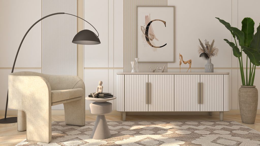 Bright & Fresh White Studio Interior - Homilo