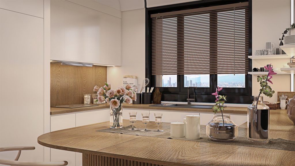 Functional Neutral Palette Kitchen - Homilo