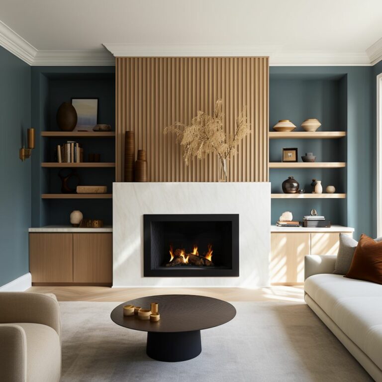 Fireplace Accent Wall: 10 Ideas for Fusing Functionality with Style ...